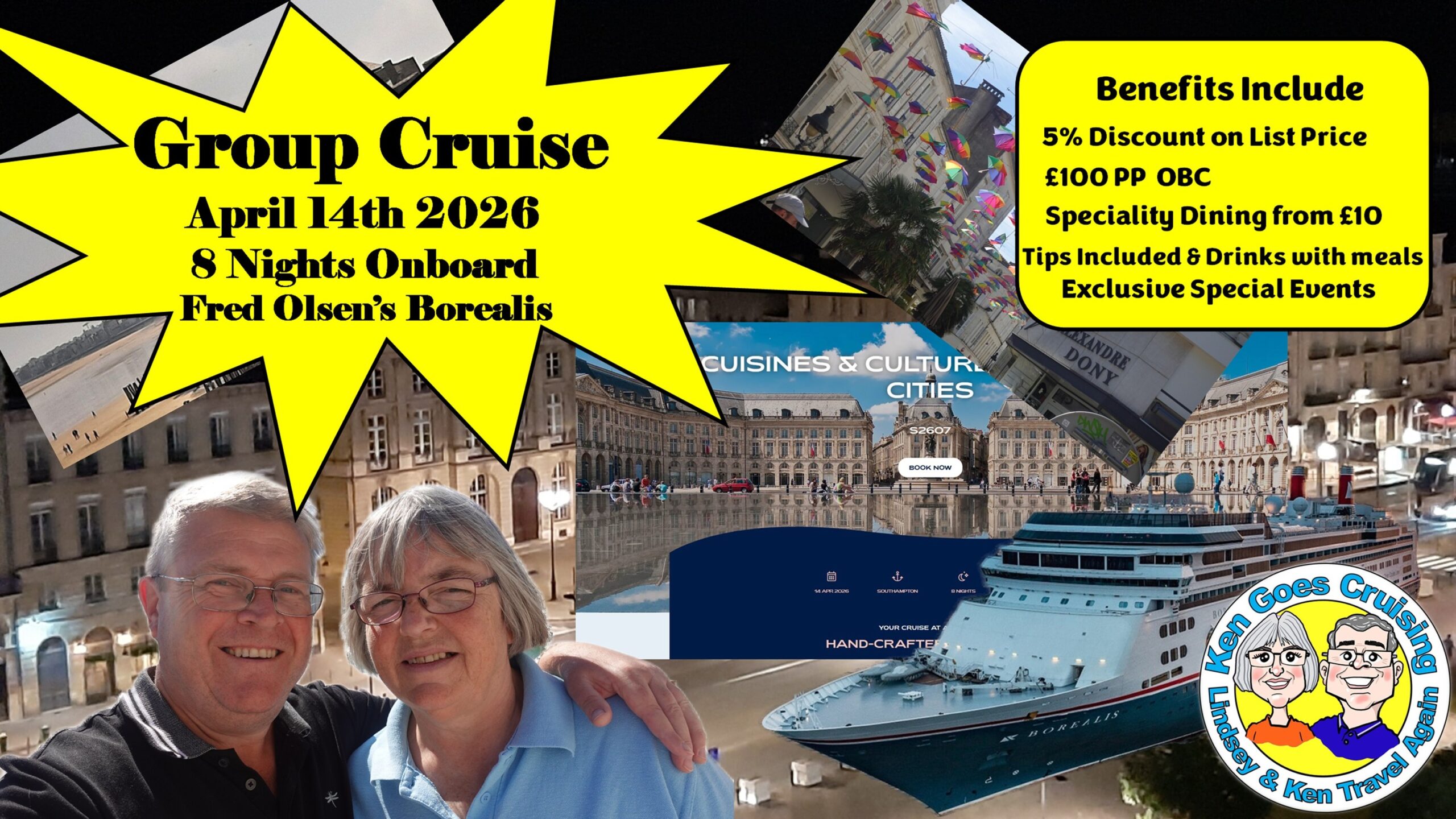 Group Cruise 2026 - Ken Goes Cruising